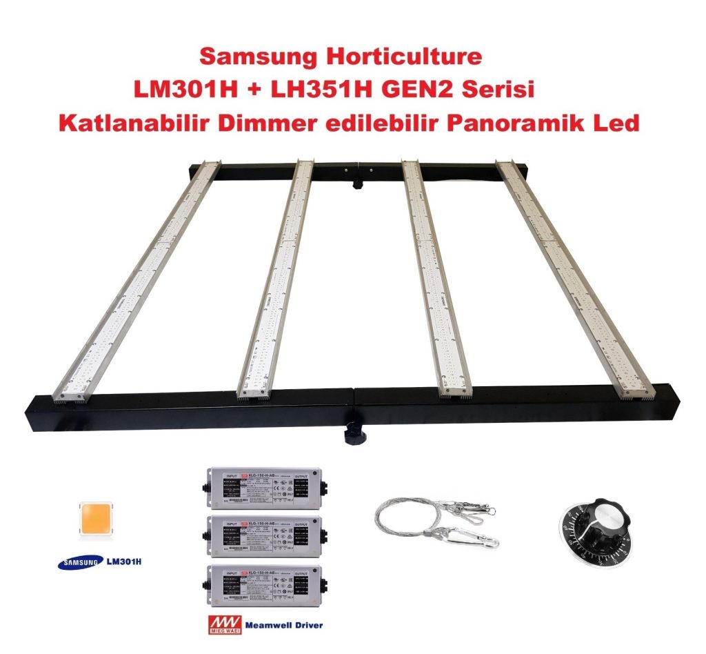 Samsung Gen2 LM301H + LH351H - 420W Horticulture Full Spectrum Led ...